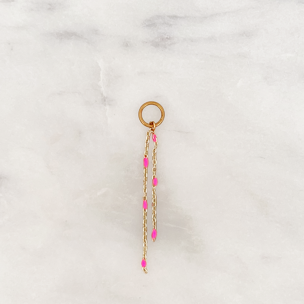 DYO Neon Pink Chain – ByNouck Jewelry