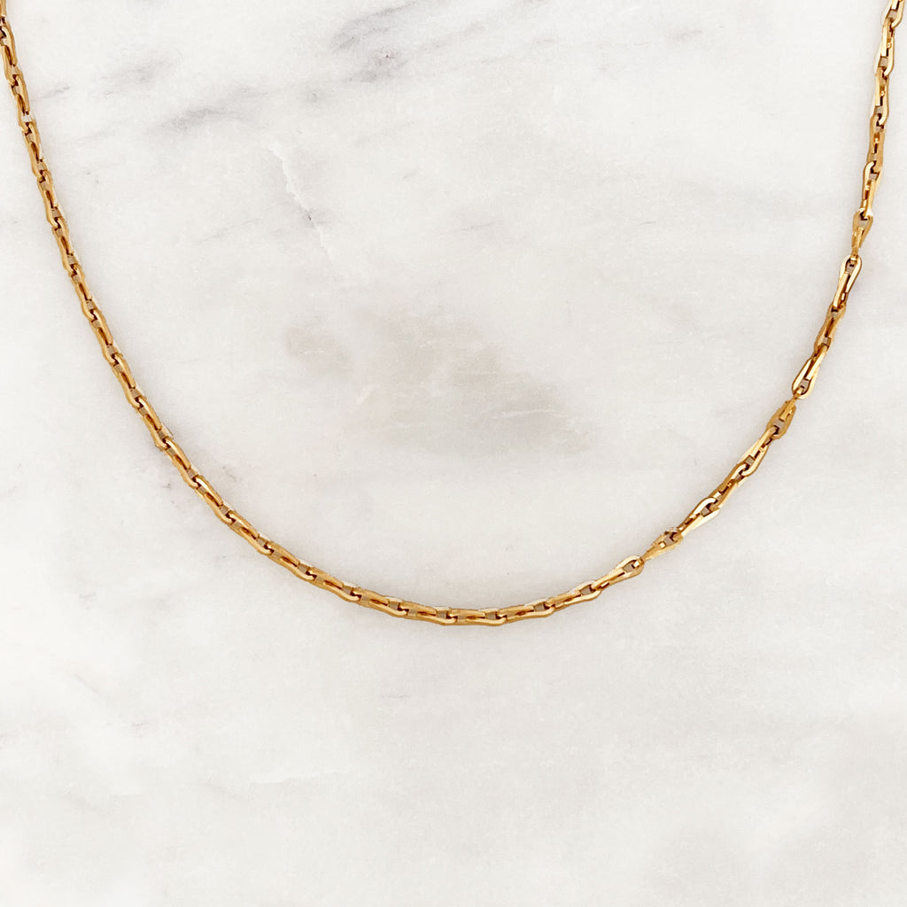 Base Fine Chain Long Necklace – ByNouck Jewelry