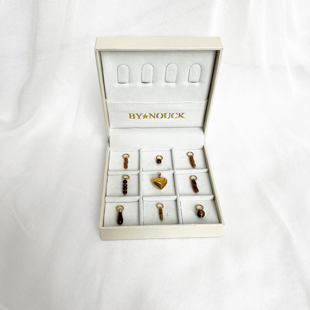 Charm box tiger's eye – ByNouck Jewelry