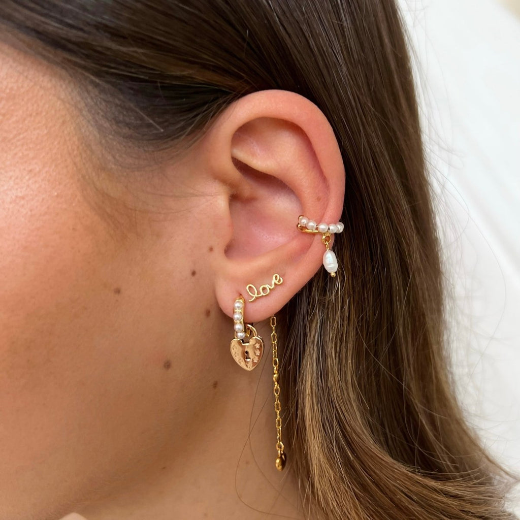 Ear Cuff Loop Pearl – ByNouck Jewelry